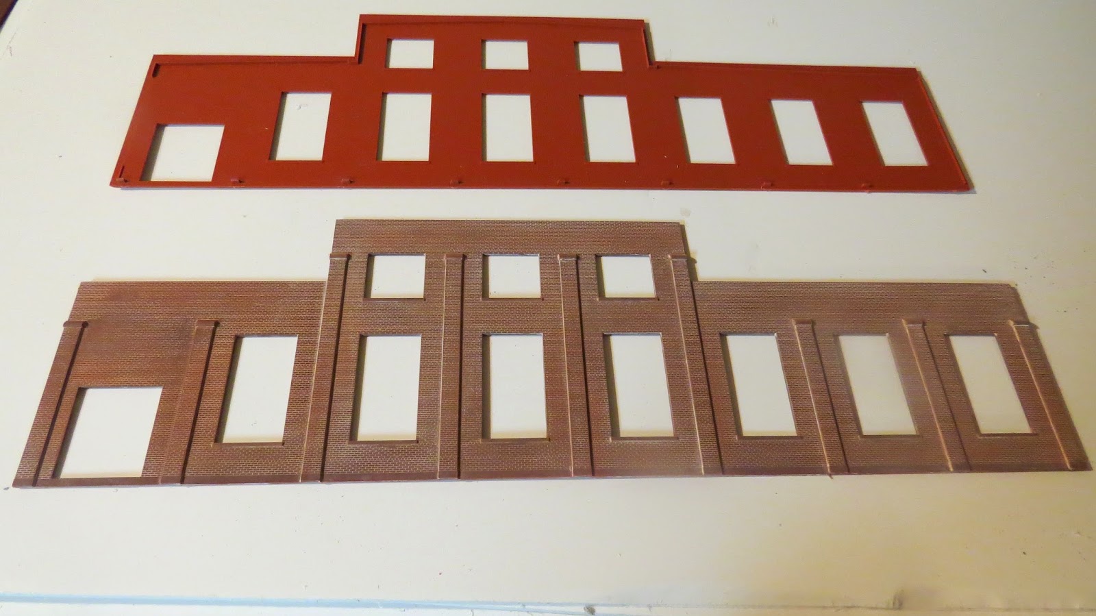 The REC HALL RAILROAD: Brick Mortar Lines using Drywall Goop