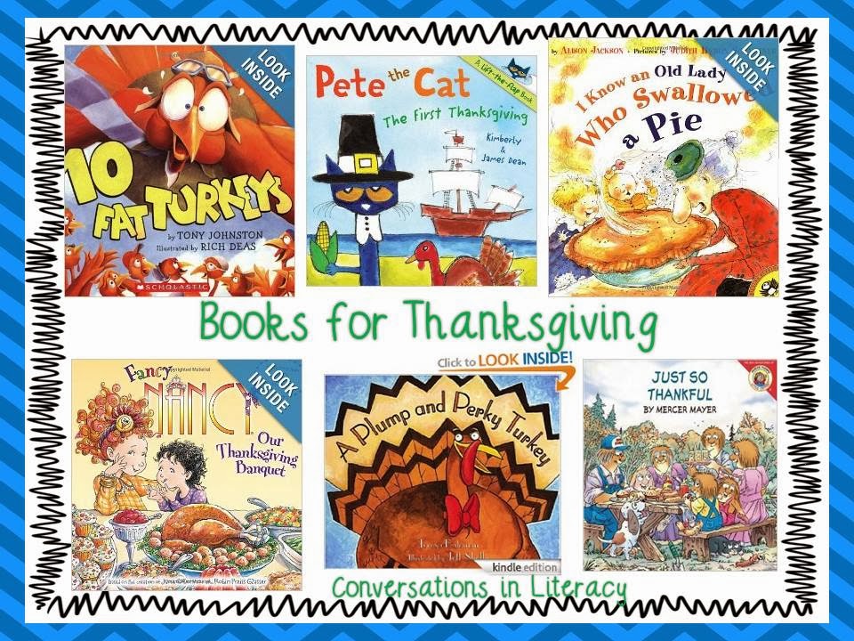 Thankful for Books - Conversations in Literacy