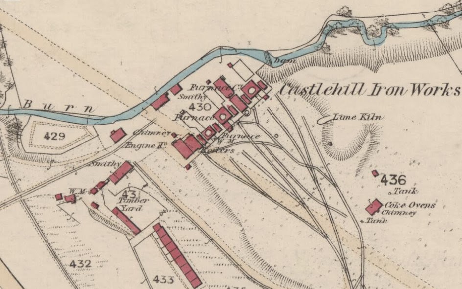 Last of the Westland Whigs: Scottish Iron Works 25 inch scale mapped 1858