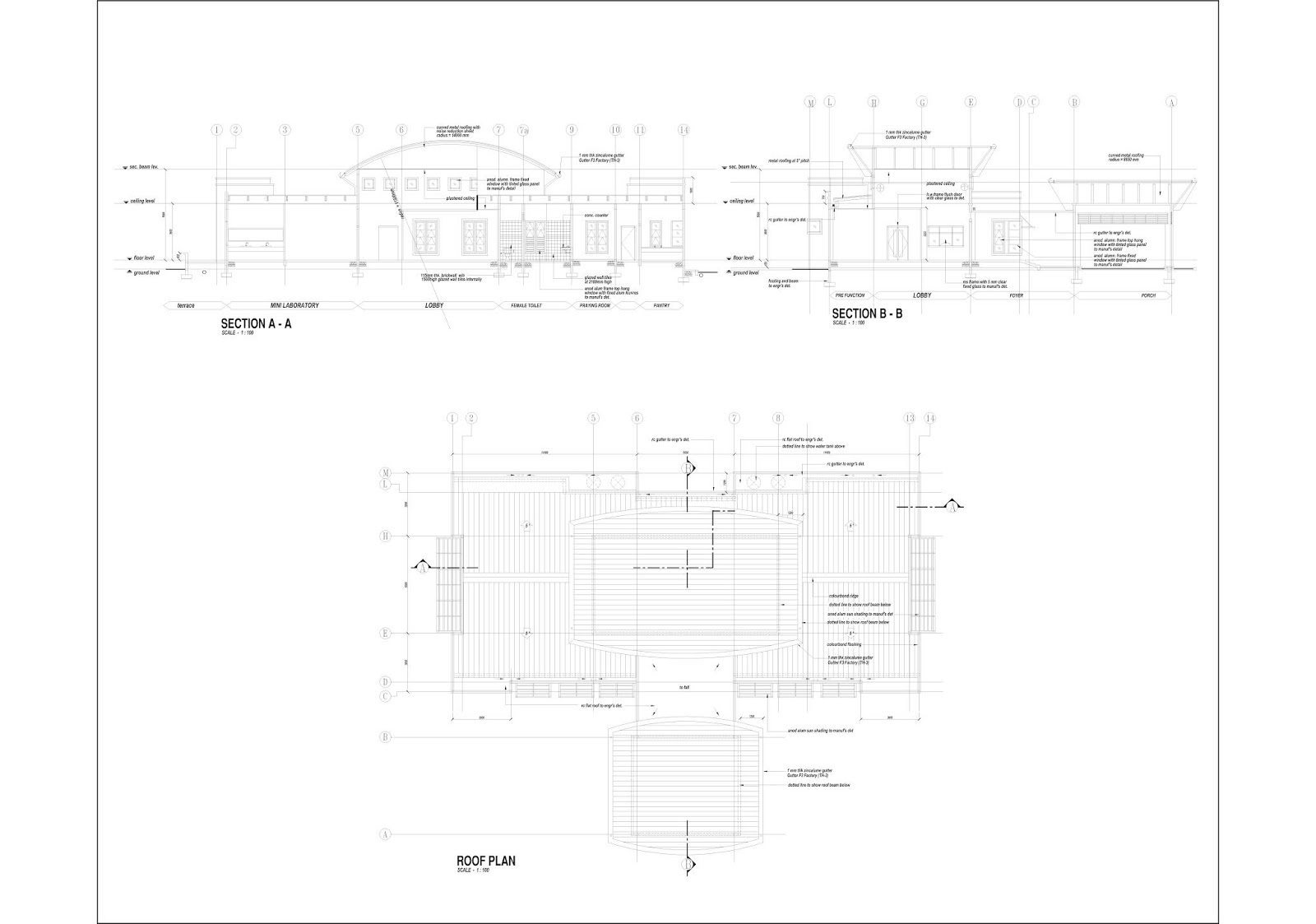 KHIDMAT MELUKIS PLAN: PELAN ARKITEK