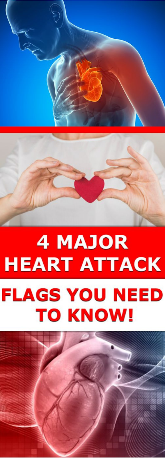 4 major heart attack red flags you NEED to know! - healhty and tips