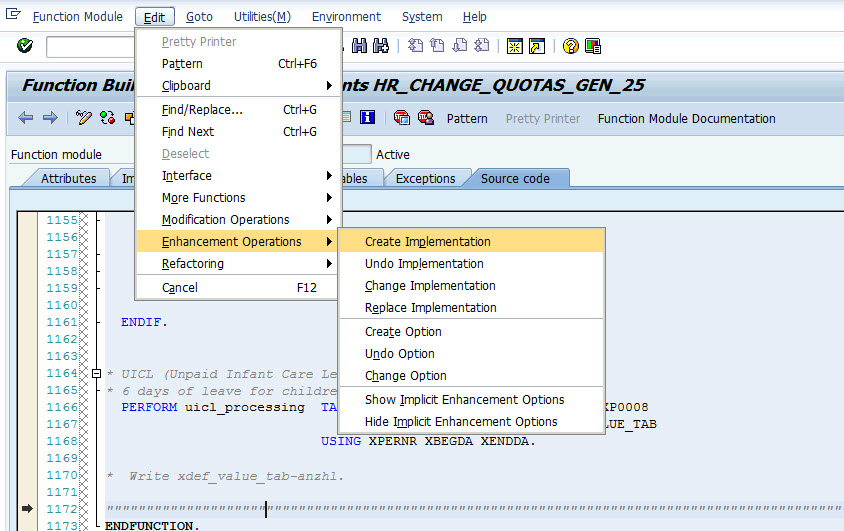 An SAP Consultant: SAP ABAP - Implicit Enhancement implementation in ...