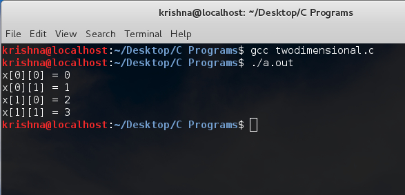 Types Of Array In C language