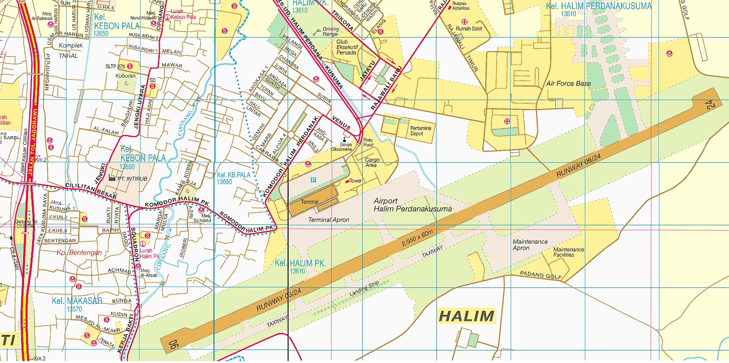INFO JAKARTA: PELABUHAN UDARA / AIRPORT HALIM PERDANA KUSUMA JAKARTA