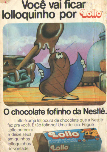 É da sua época?: [1980] Propaganda Chocolate Lollo