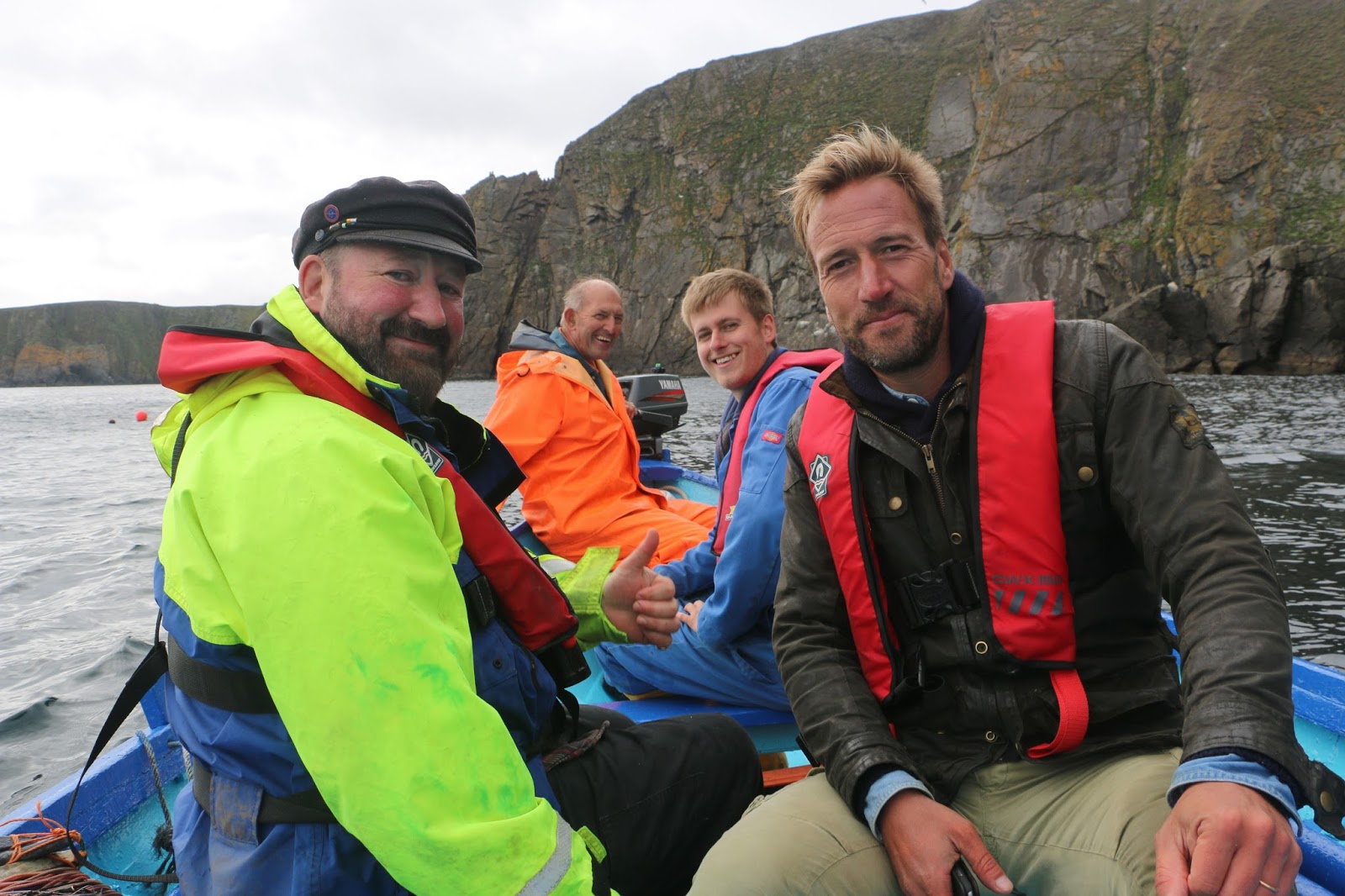 Fair Isle: Two years ago with Ben Fogle.