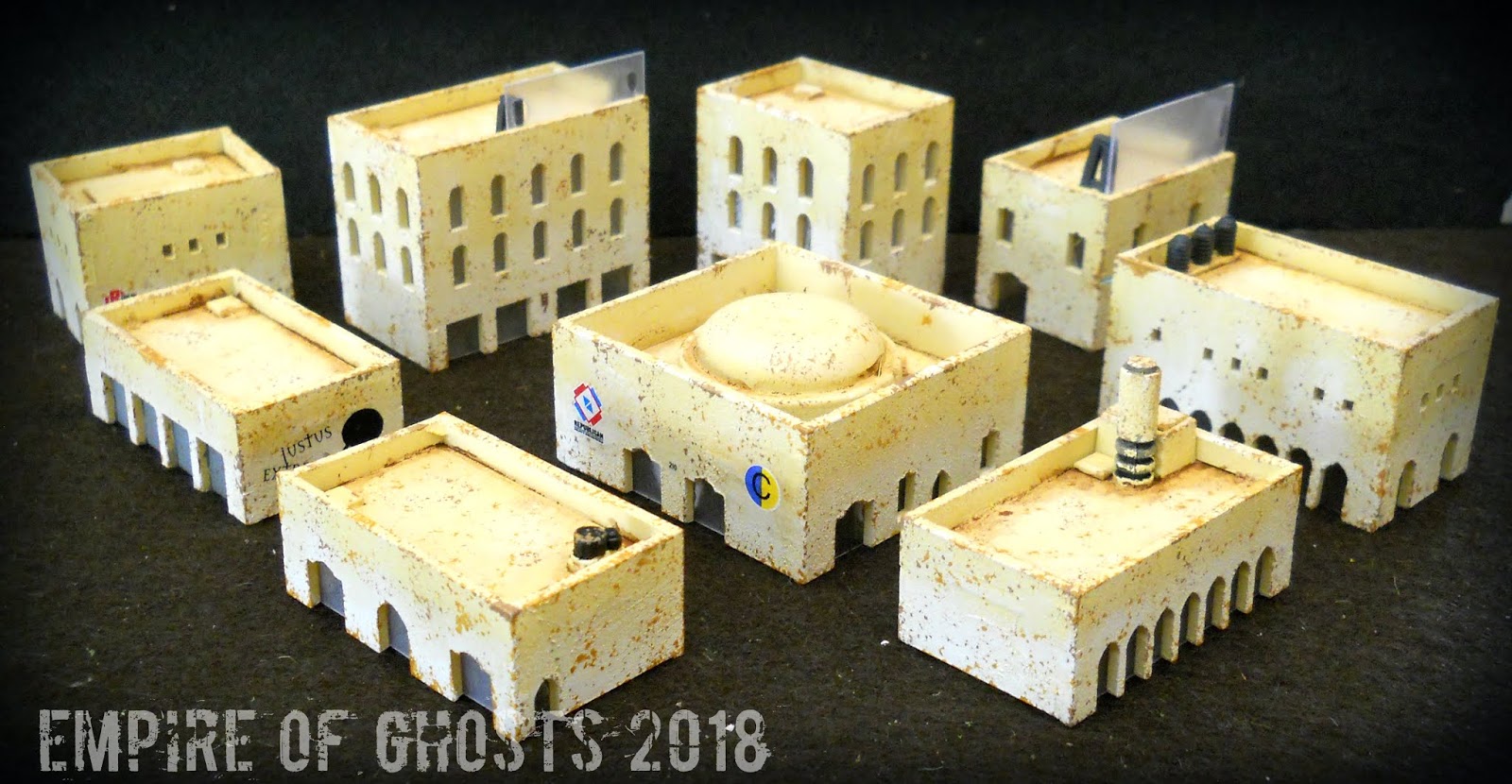 Empire of Ghosts: 6mm Sci-Fi Buildings