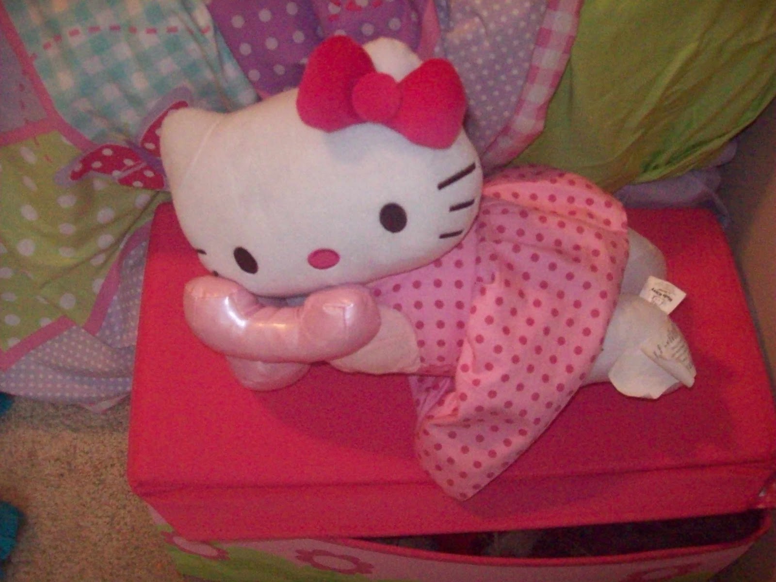 KIDOLOGY CONSIGNMENTS: Brand New Hello Kitty ---talking on phone $15