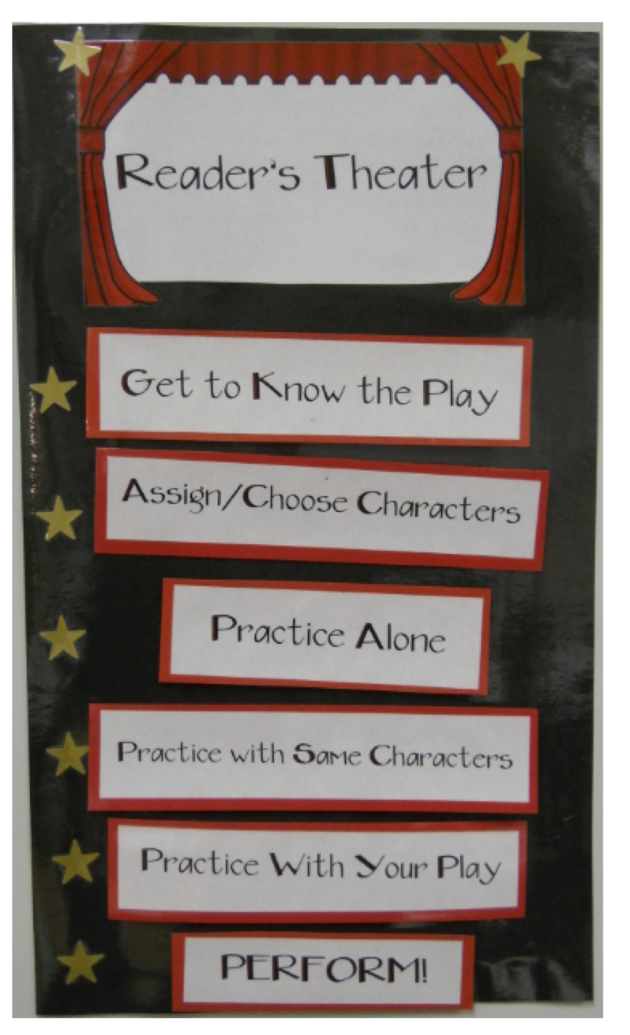 The First Grade Bloom: Readers' Theater POSTER