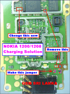 SREE SAI MOBILES: Nokia 1208 charging Solution
