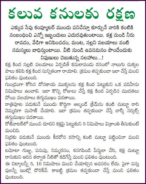CHODAVARAMNET EYE CARE TIPS IN TELUGU chodavaramnet-eye-care-tips-in-telugu