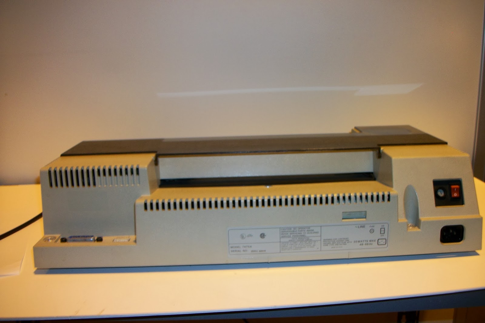 HP 7475A Plotter (TMU027) - Panatron Inc.