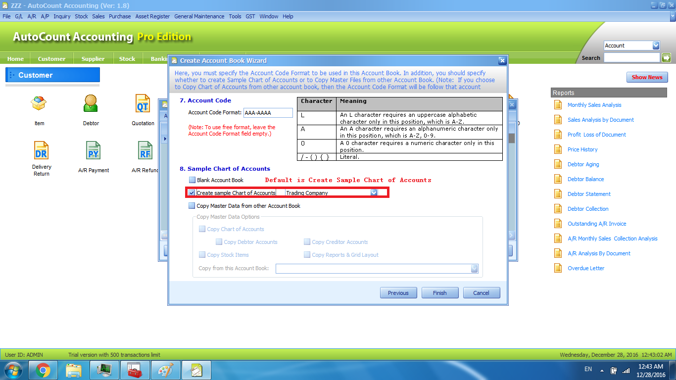 AutoCount实用小贴士: How to Create a New Account Book