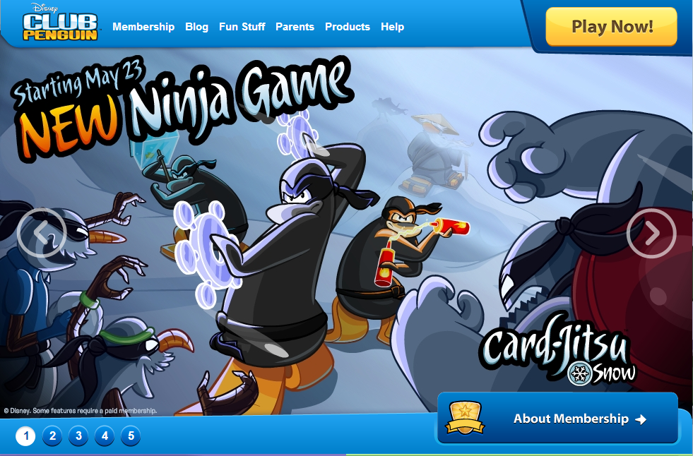 Club Penguin New Logoff Screen : Card-Jitsu Snow | Club Penguin ...