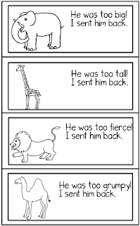 DEAR ZOO SEQUENCING CRAFT ~ Book Units by Lynn