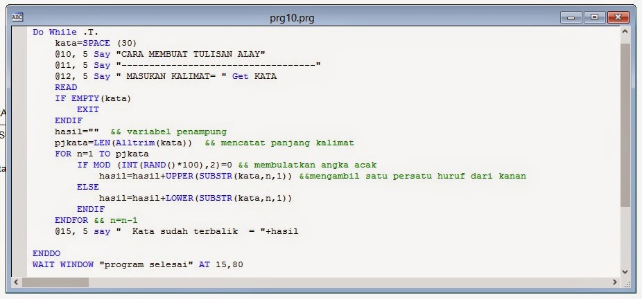 CARA MEMBUAT TULISAN ALAY