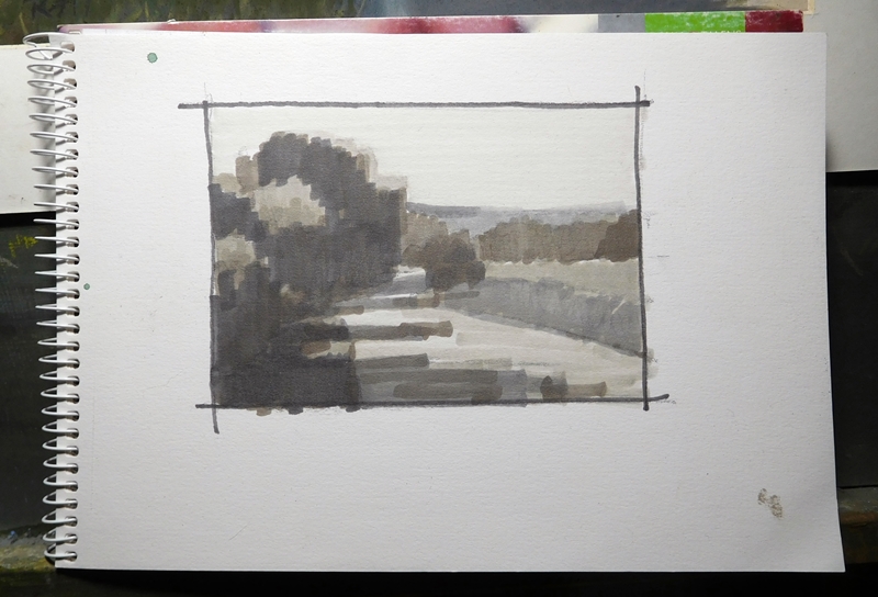 Underpainting con Acuarela sobre Pastelmat | Cuaderno de un Pastelista