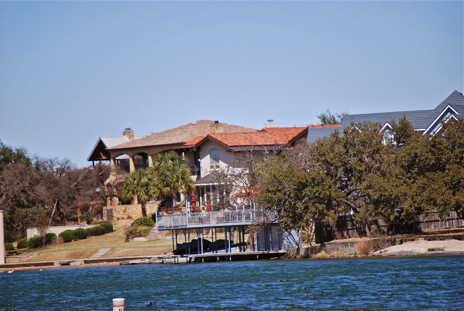 BLUE SKY AHEAD: Shores of LBJ Lake at the Sunset Point Resort