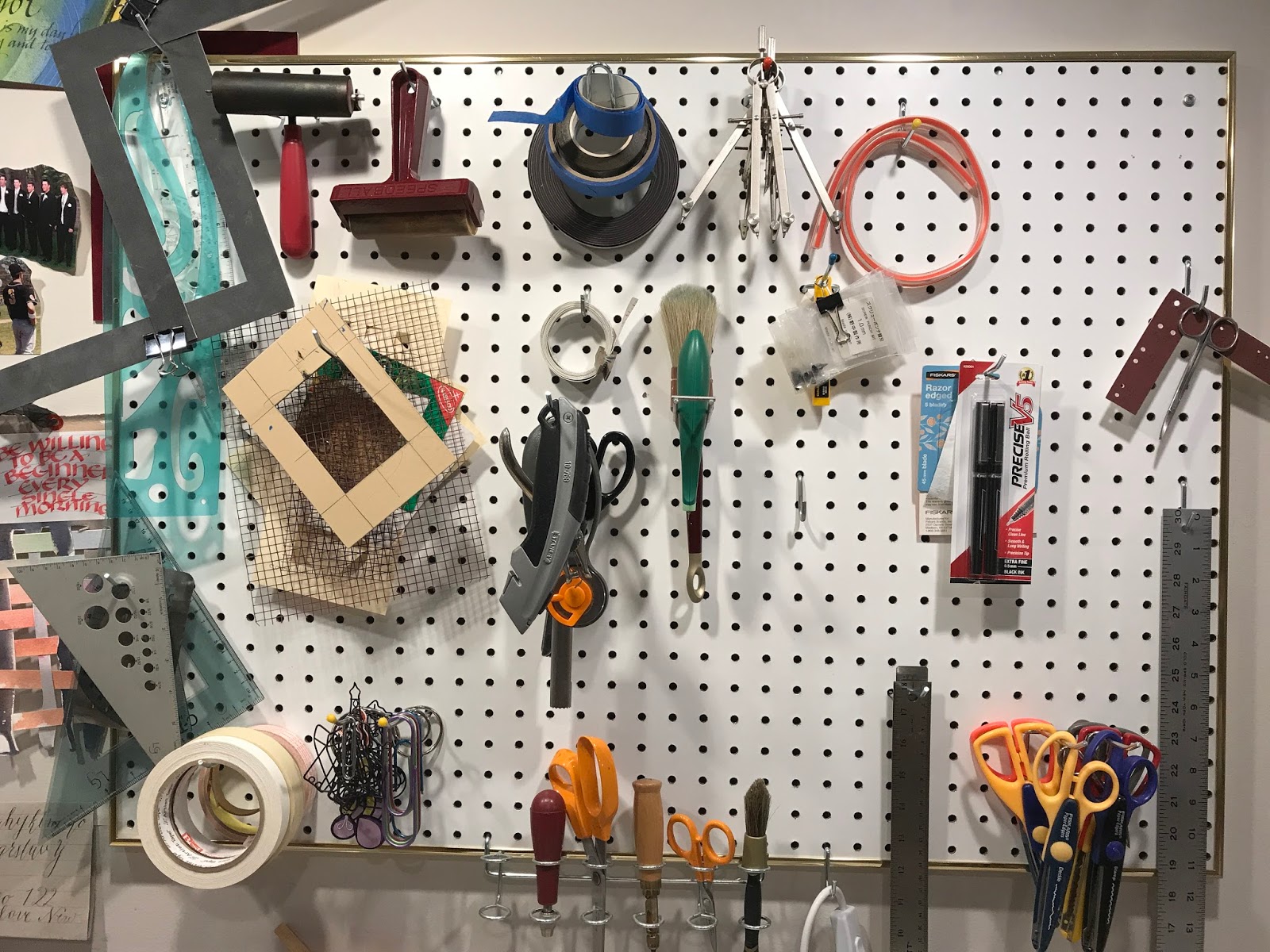 Pegboard paper overlay - thailandsery