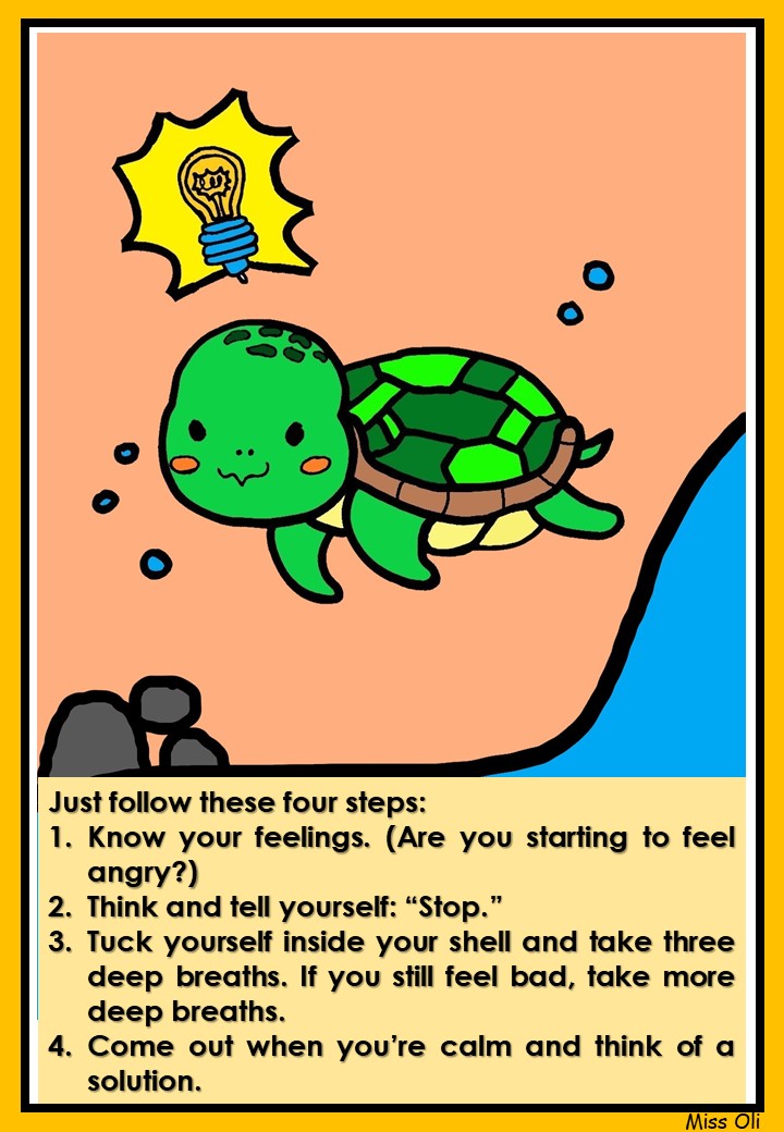 Teacher Fun Files: Story Book: Toto Turtle Takes Time to Tuck and Think