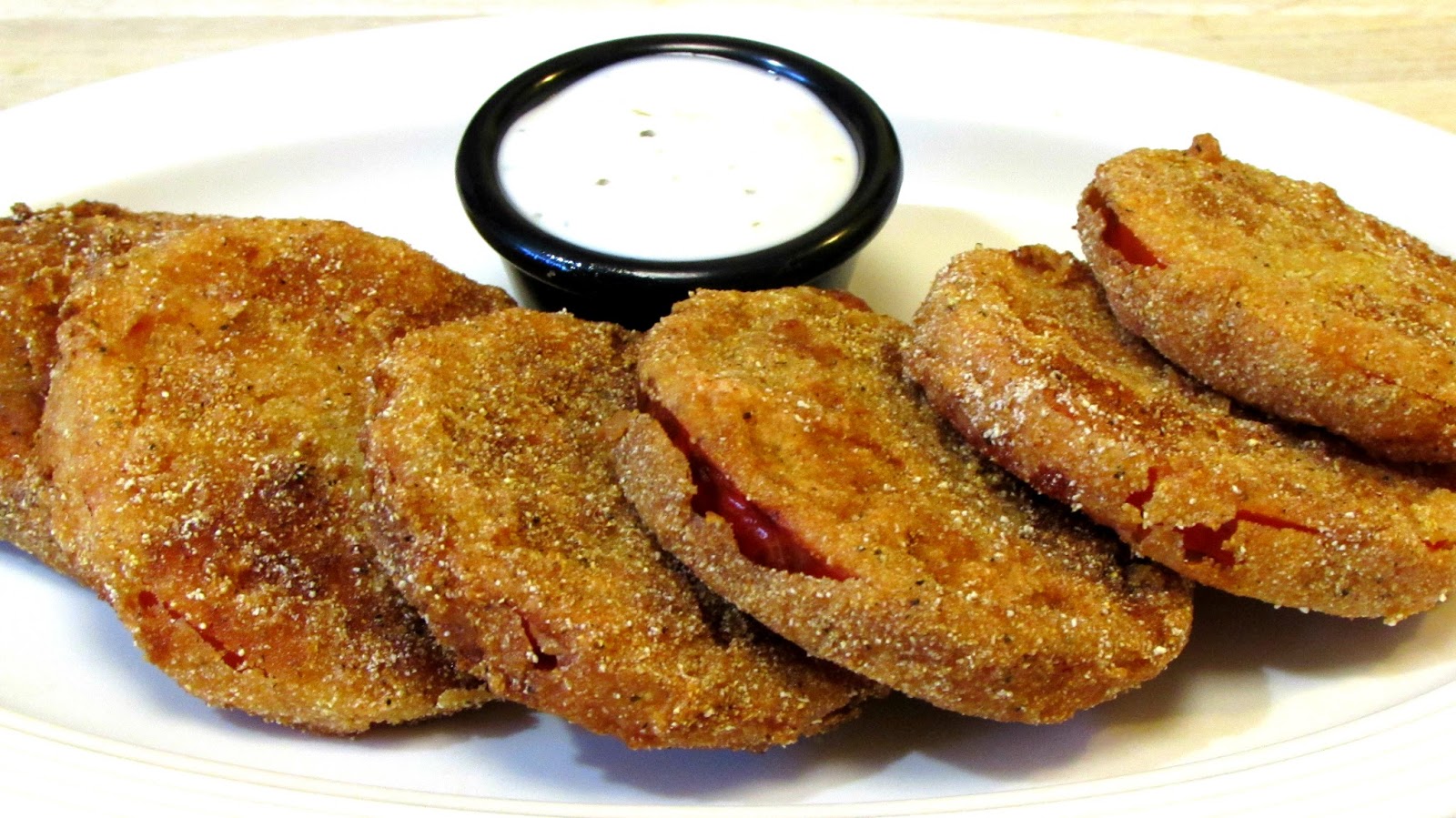 The Wolfe Pit: Southern Fried RED Tomatoes - How to make Fried Red Tomatoes