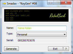 Membuat Serial Smadav Pro dengan Nama Sendiri - HARMANSYAH BLOG