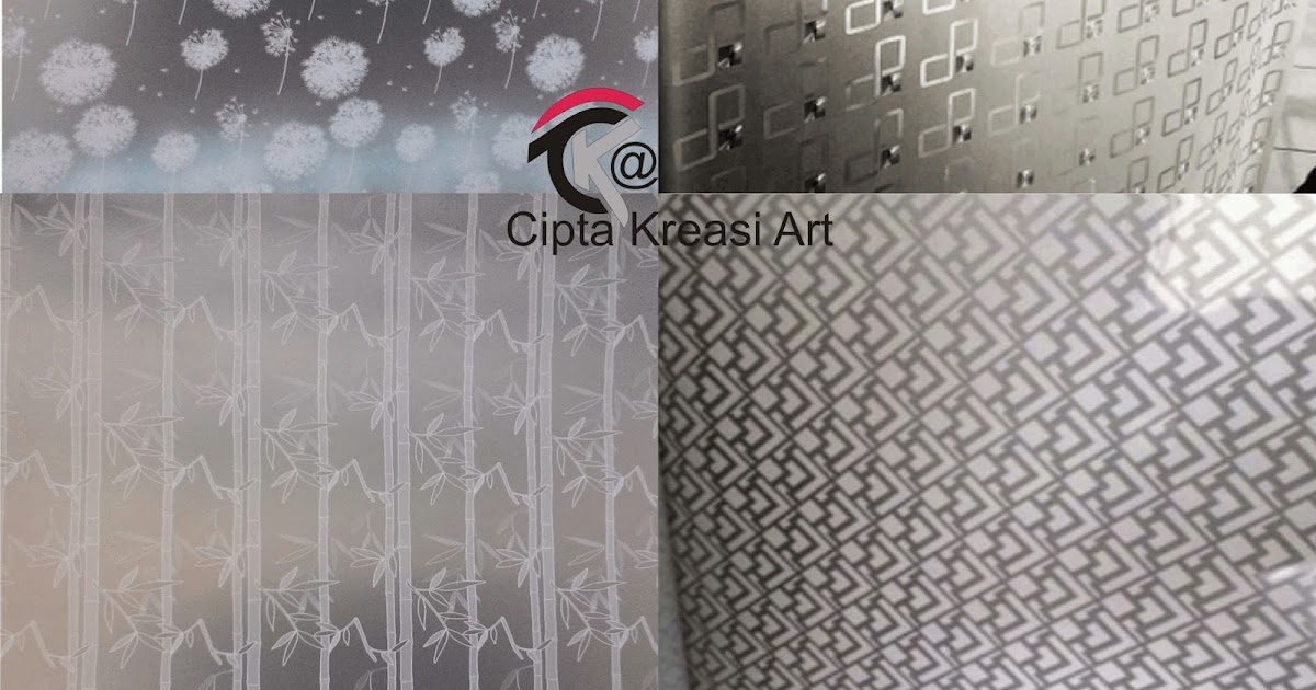 STIKER KACA/STICKER KACA MOTIF/STICKER SANDBLAST MOTIF