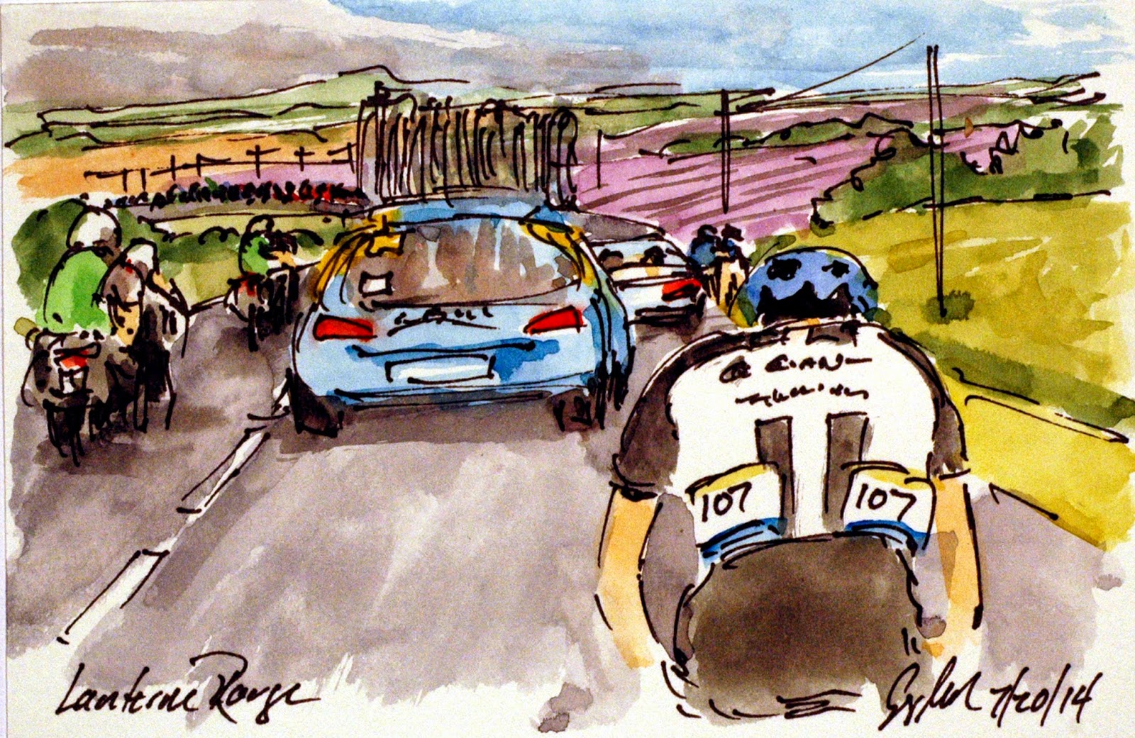 The Art of Cycling: Tour Stage 15: Lanterne Rouge
