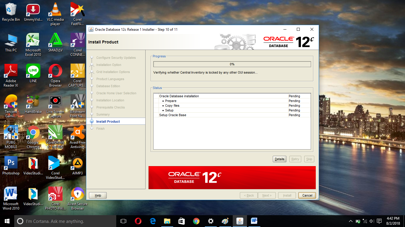 instalasi oracle 12c: Cara Install Oracle 12c
