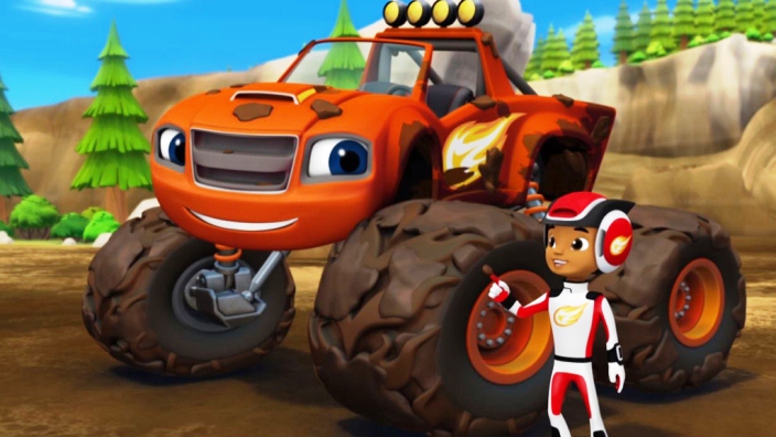 Gambar Mewarnai Mobil Blaze - Gambar Mewarnai Terbaik