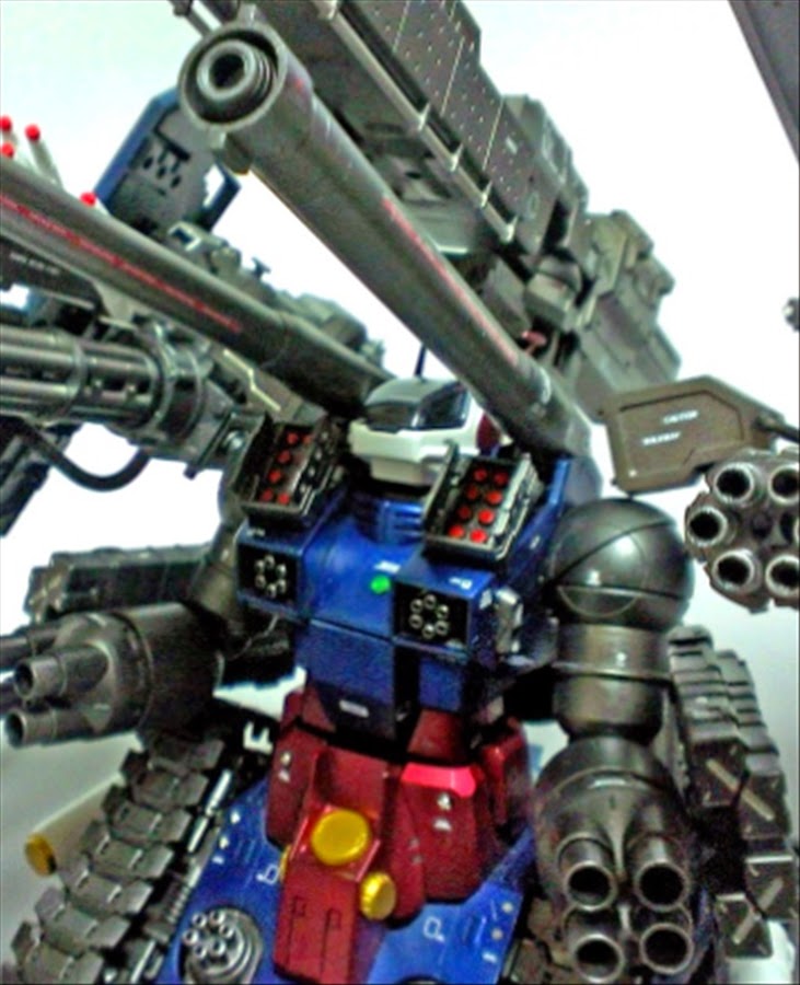 MG 1/100 RX-75 GUNTANK Kai "Gun Cluster" Custom Build