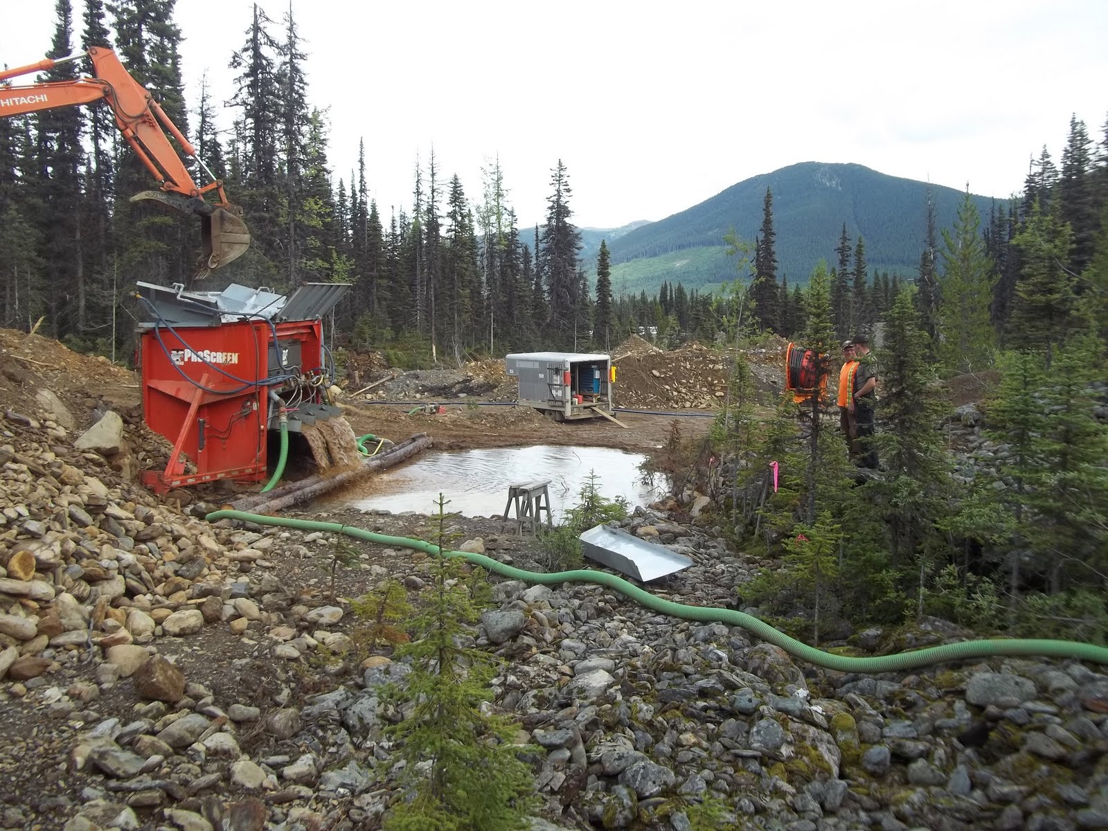 Devlin's Bench Mining Ltd - Current News: West Side - Grouse Creek Bench