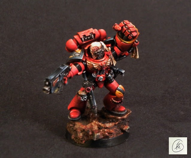samson minis: Finished! Gamesday 2012 Blood Angel Captain