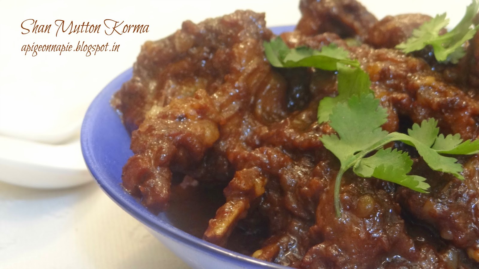 apigeonnapie: Shan Mutton Korma