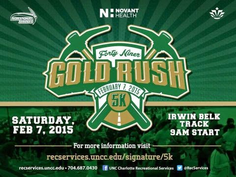 Seaford Runs: Race Report: UNCC 49er Gold Rush 5K (2015)