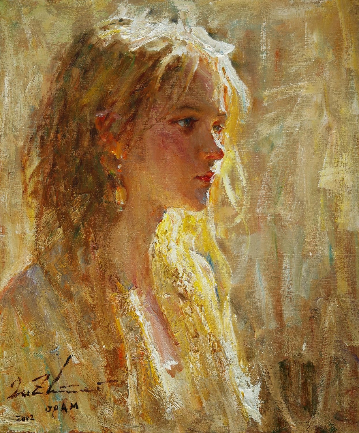 Zhiwei Tu, 1951 | Romantic Impressionist painter | Tutt'Art@ | Pittura ...