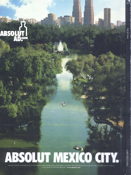 a-day: Absolut inspirada en ciudades