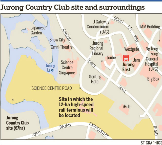 Jurong Region Line Construction: Roads JRL may align with - Jurong East ...