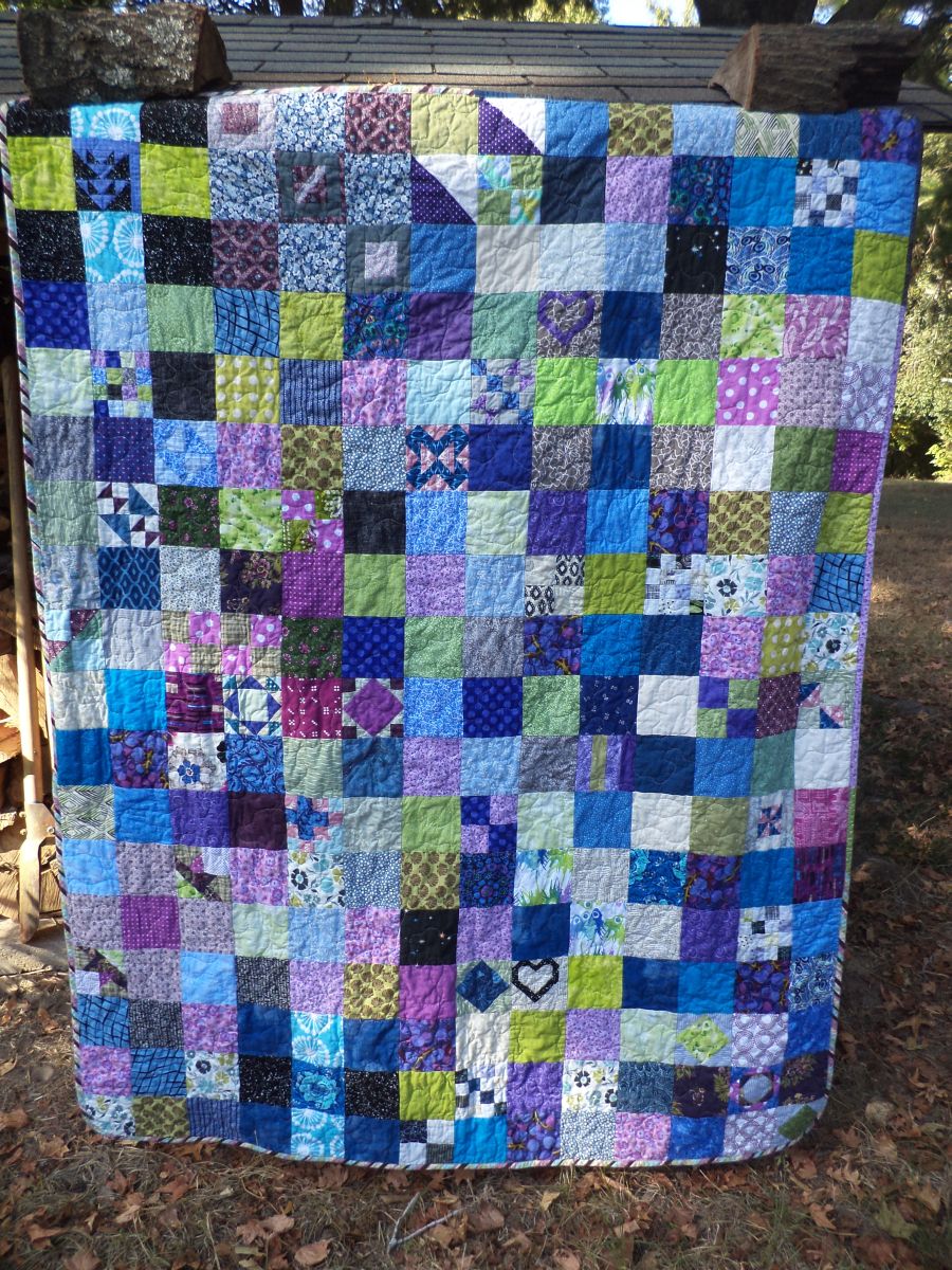 Kat & Cat Quilts: Patchwork Mosaic Quilts-- Big Reveal!