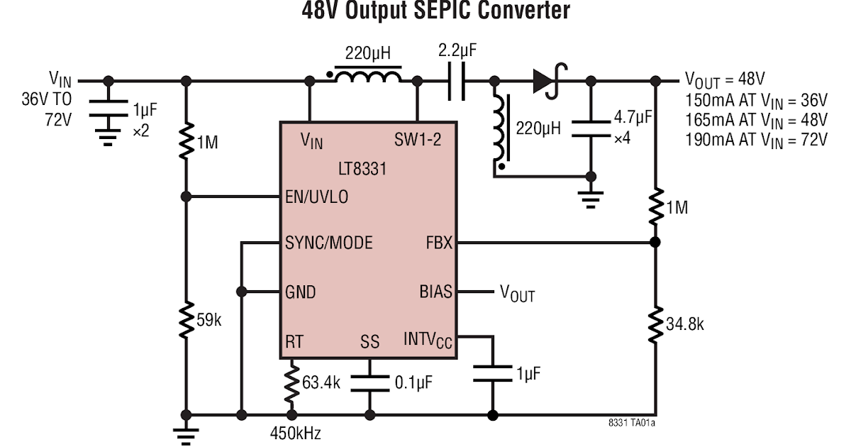 LT8331 - Low IQ Boost/SEPIC/ Flyback/Inverting Converter with 0.5A ...