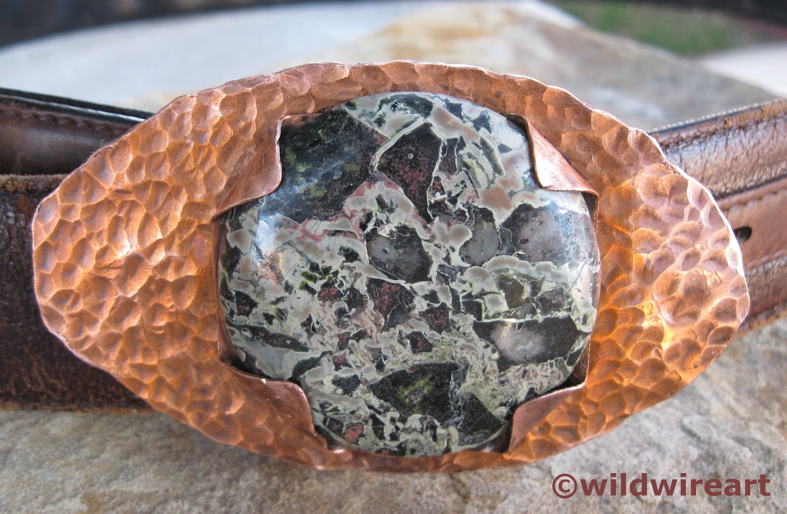 Art By Nancy Pace: Folk Art Belt Buckle for my Guy Steve:)