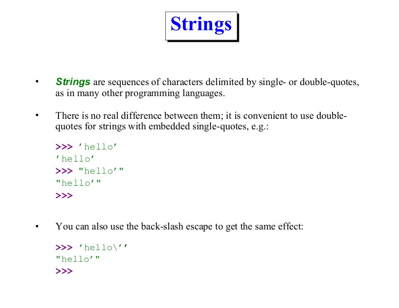 Networking And Scripting Python In Nutshell