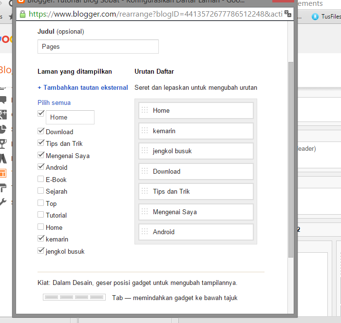 Cara Membuat Tab Menu Bar Dengan Mudah Di Blog - Info Cara Cara Membuat Tab Menu Bar Dengan Mudah Di Blog - Info Cara