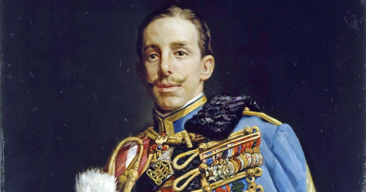 ALFONSO XIII RETRATADO: Román Navarro García de Vinuesa