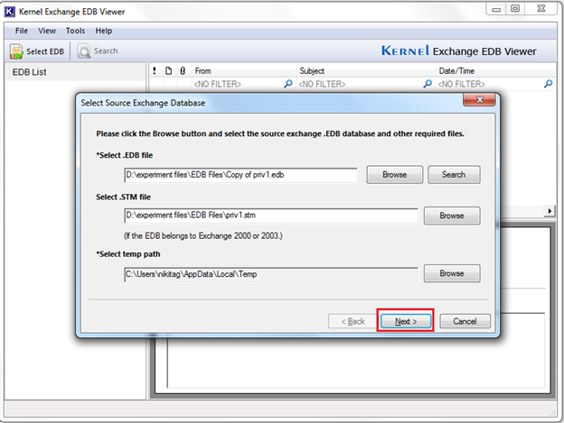 Free Data Recovery: Kernel Free EDB Viewer - .Net Core | MVC | HTML ...