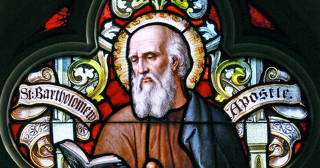Saint August 24 : St. Bartholomew or Nathaniel - Apostle whom Jesus ...