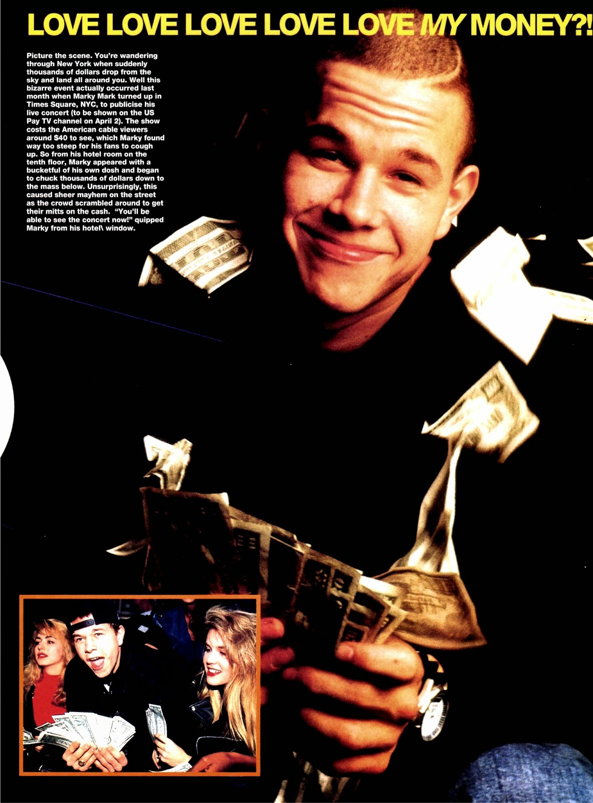 Lansure's Music Paraphernalia: MARKY MARK | MARK WAHLBERG | Press Kits ...