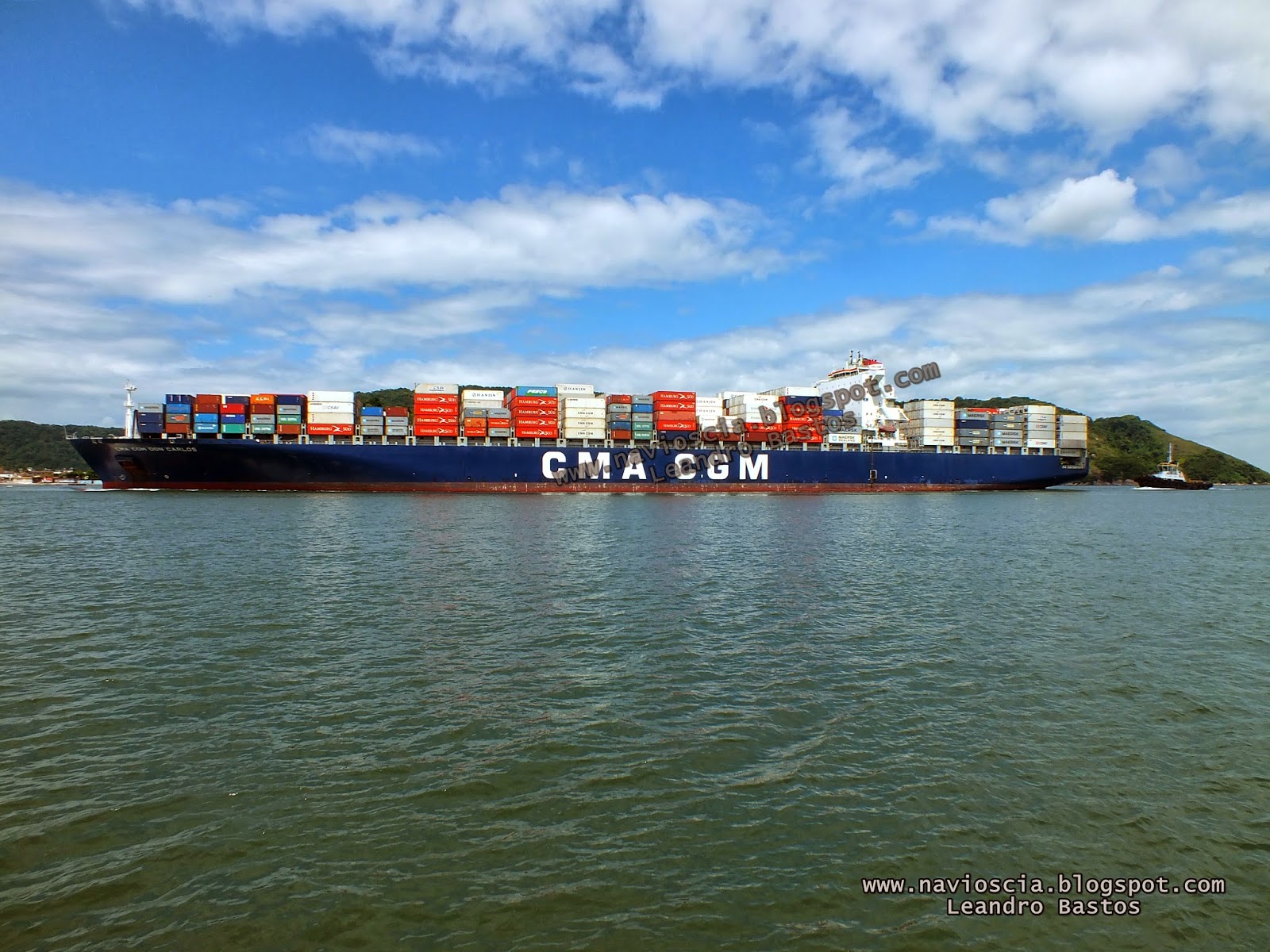 Navios de Santos & CIA: Navio CMA CGM DON CARLOS