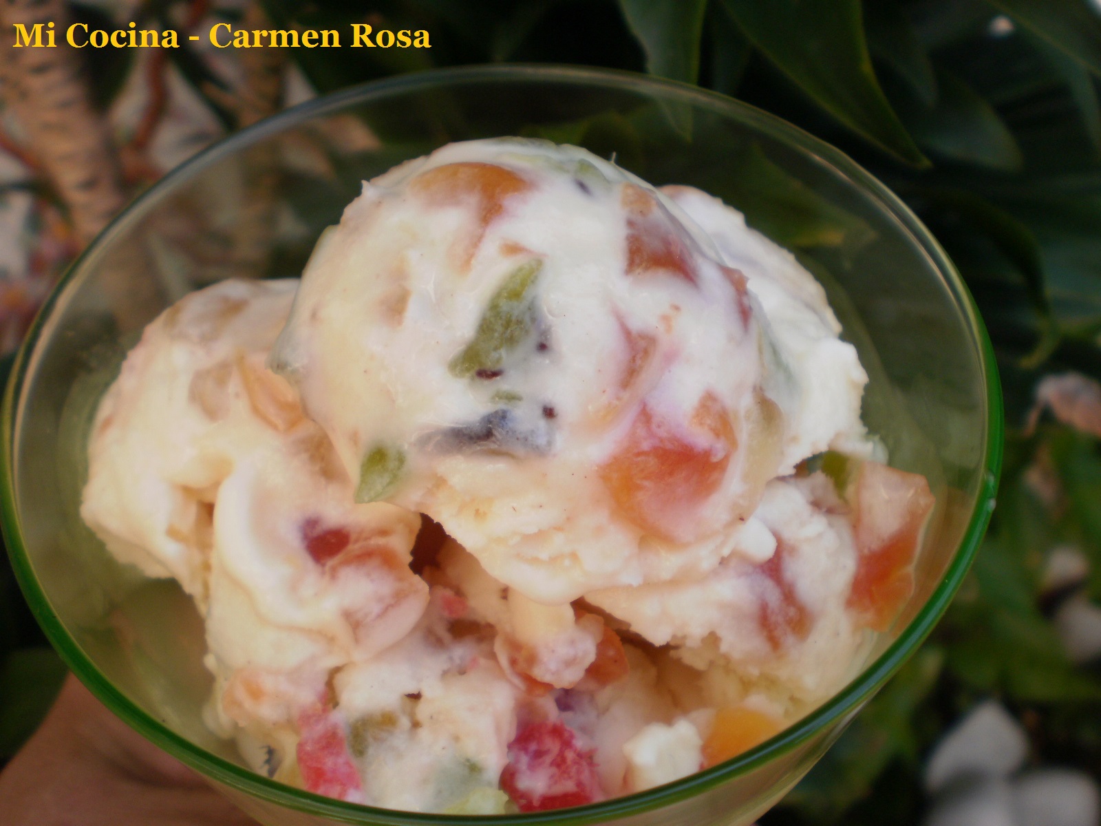 HELADO DE TUTTI FRUTTI | Mi Cocina