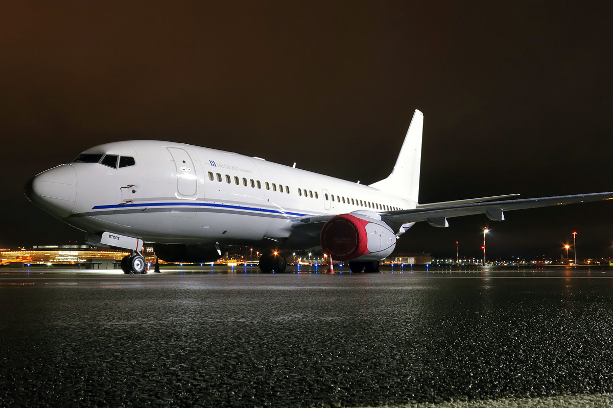 Eastwings: B-737-7HJ C BBJ * Hillwood Airways * N737AT